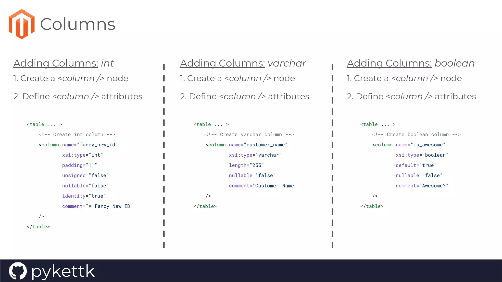 Magento 2 | Declarative schema | PPT