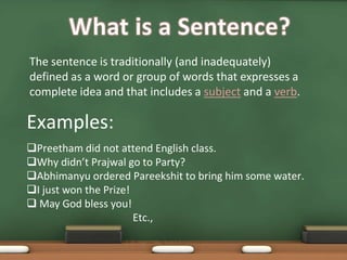 Declarative sentences by ashoka class | PPT