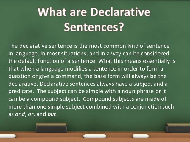 Declarative sentences by ashoka class