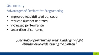 Declarative Thinking and Programming | PDF