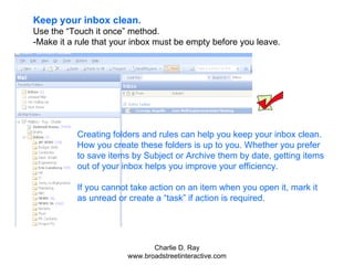 Outlook Training | PPT