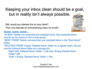 Outlook Training | PPT
