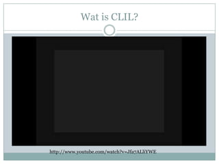 Content Language Integrated Learning (CLIL) | PPTX