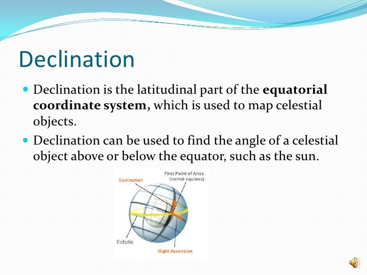 Declination