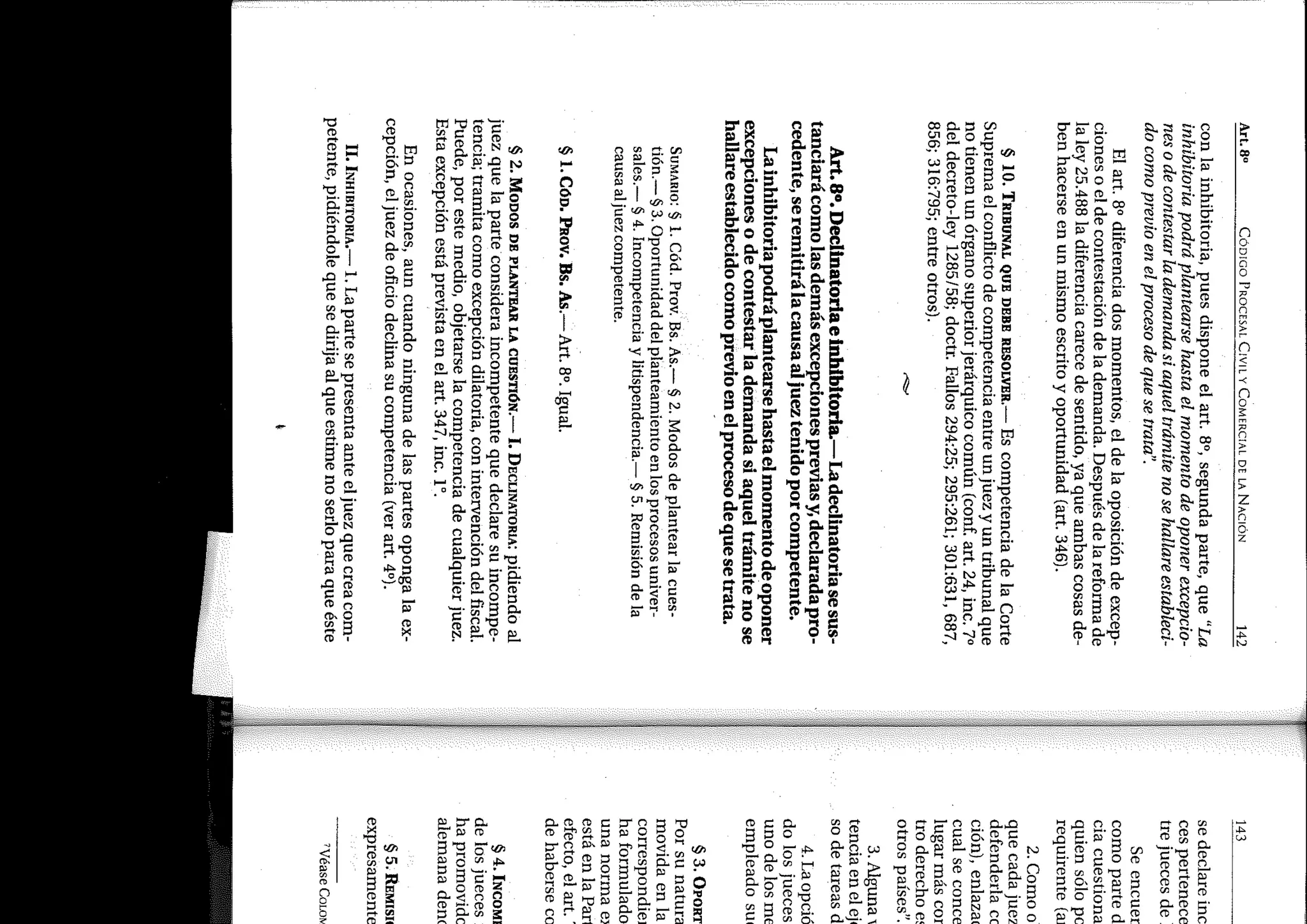 Declinatoria e inhibitoria | PDF