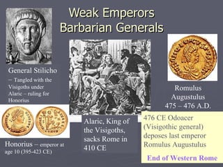 Christianity and the Fall of Rome | PPT