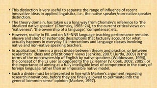 Decline and fall of the native speaker | PPTX
