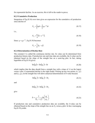 Decline curve | PDF