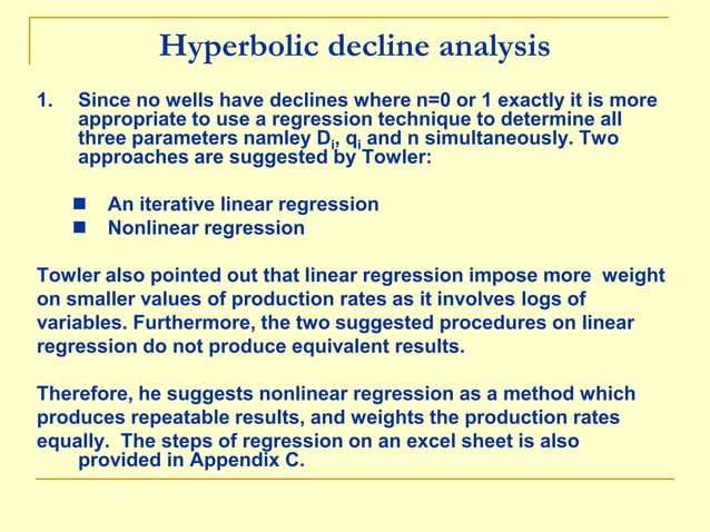 Decline Curve Analysis Ppt Pdf