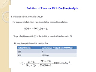 Decline curve math | PPT