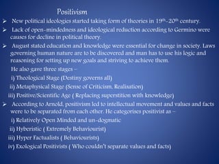 David Easton's Concept of Decline of Political Theory | PPTX