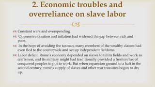 Decline of roman empire | PPTX