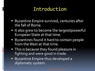 Decline of the byzantine empire | PPT