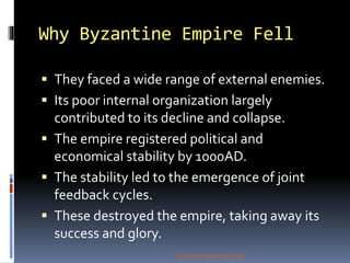 Decline of the byzantine empire | PPT