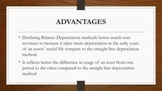 Declining balance method es07 | PPTX