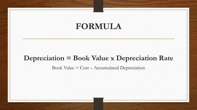 Declining balance method es07 | PPTX | Business Accounting & Finance ...