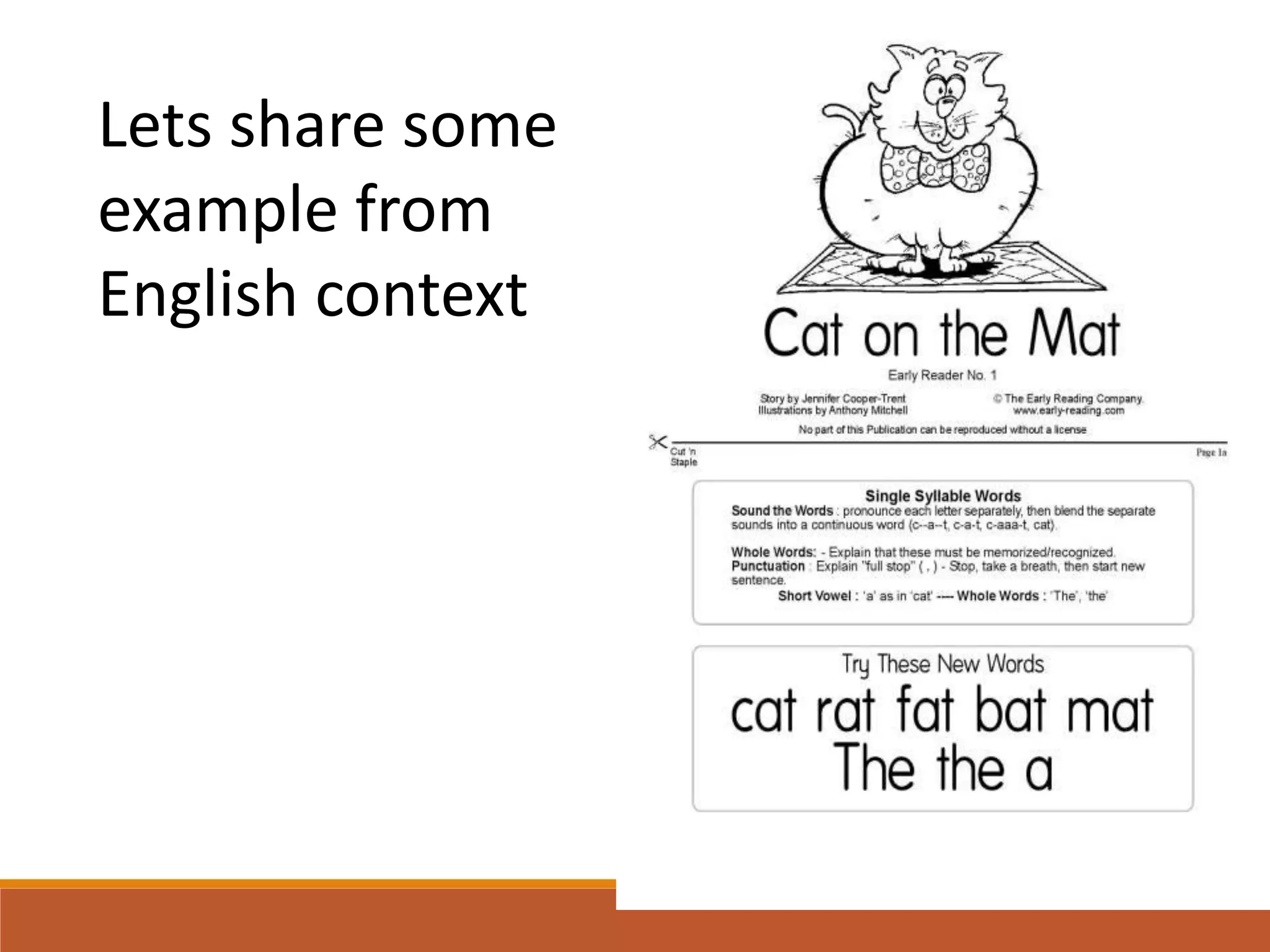 Decodable text for Early Grade learner | PPTX