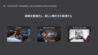 【de:code 2020】 最前線の現場を支援する Dynamics 365 Mixed Reality アプリケーション最新活用情報 | PPT | Free Download