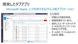 【de:code 2020】 開発者が語る！ Microsoft Teams アプリケーション開発の実例とコツ | PPT
