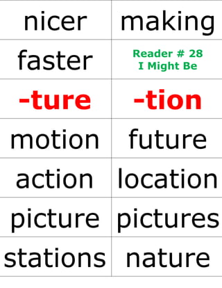 Decodeable reader word sorts 16 30 | DOCX