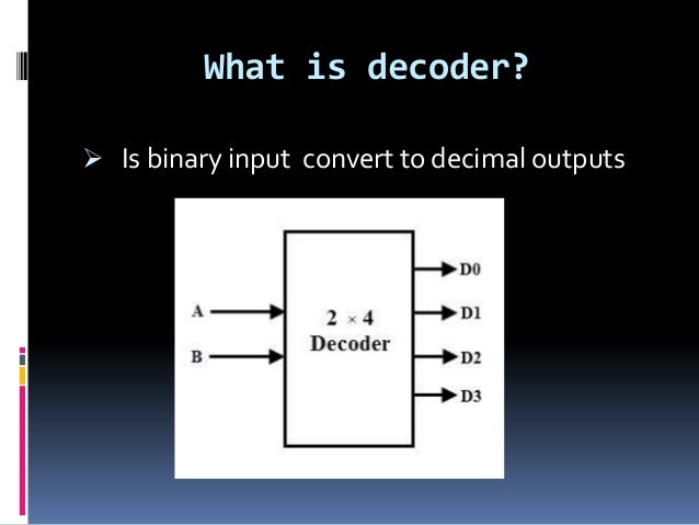 Decoder Full Presentation