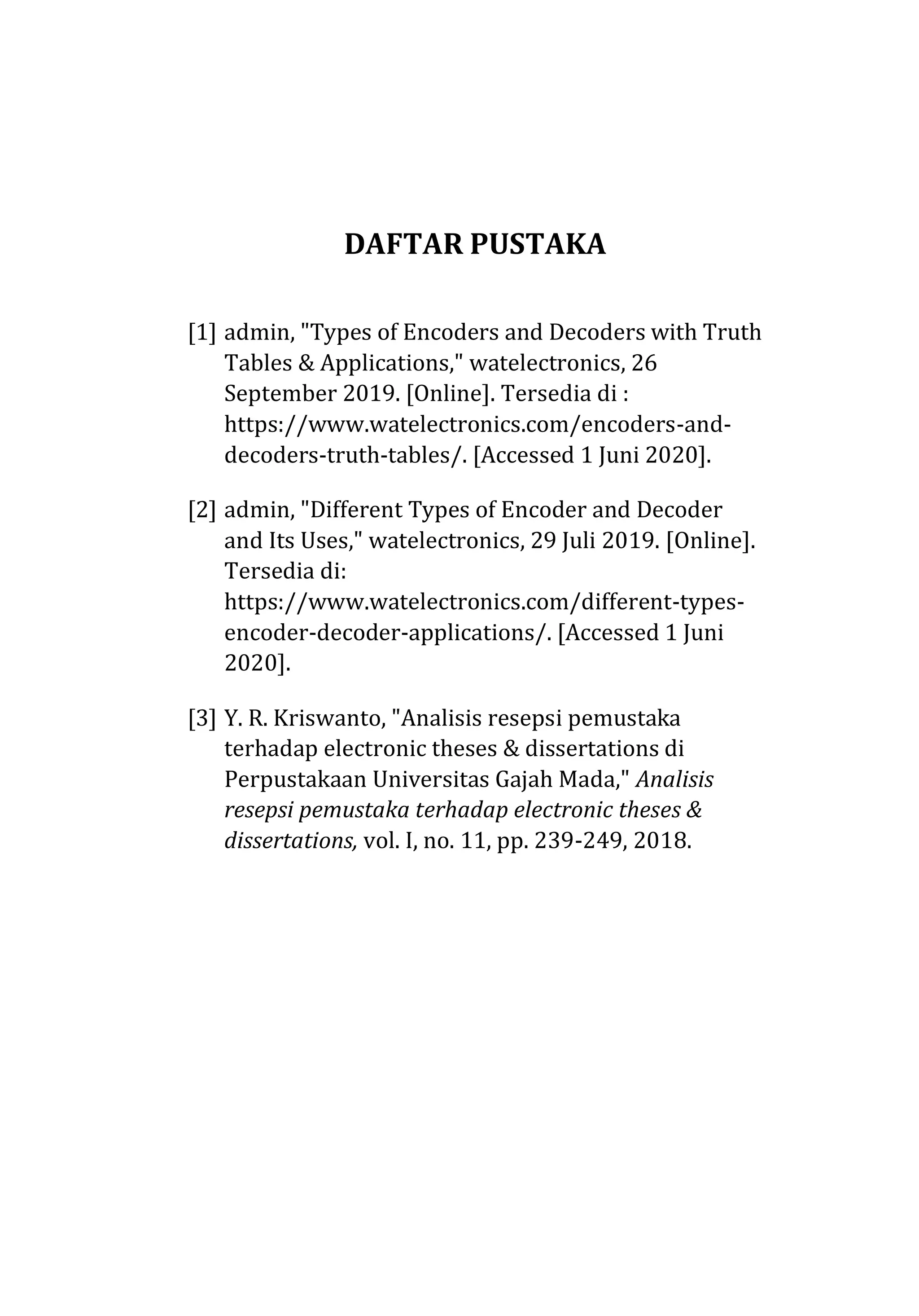 Decoder & Encoder | PDF