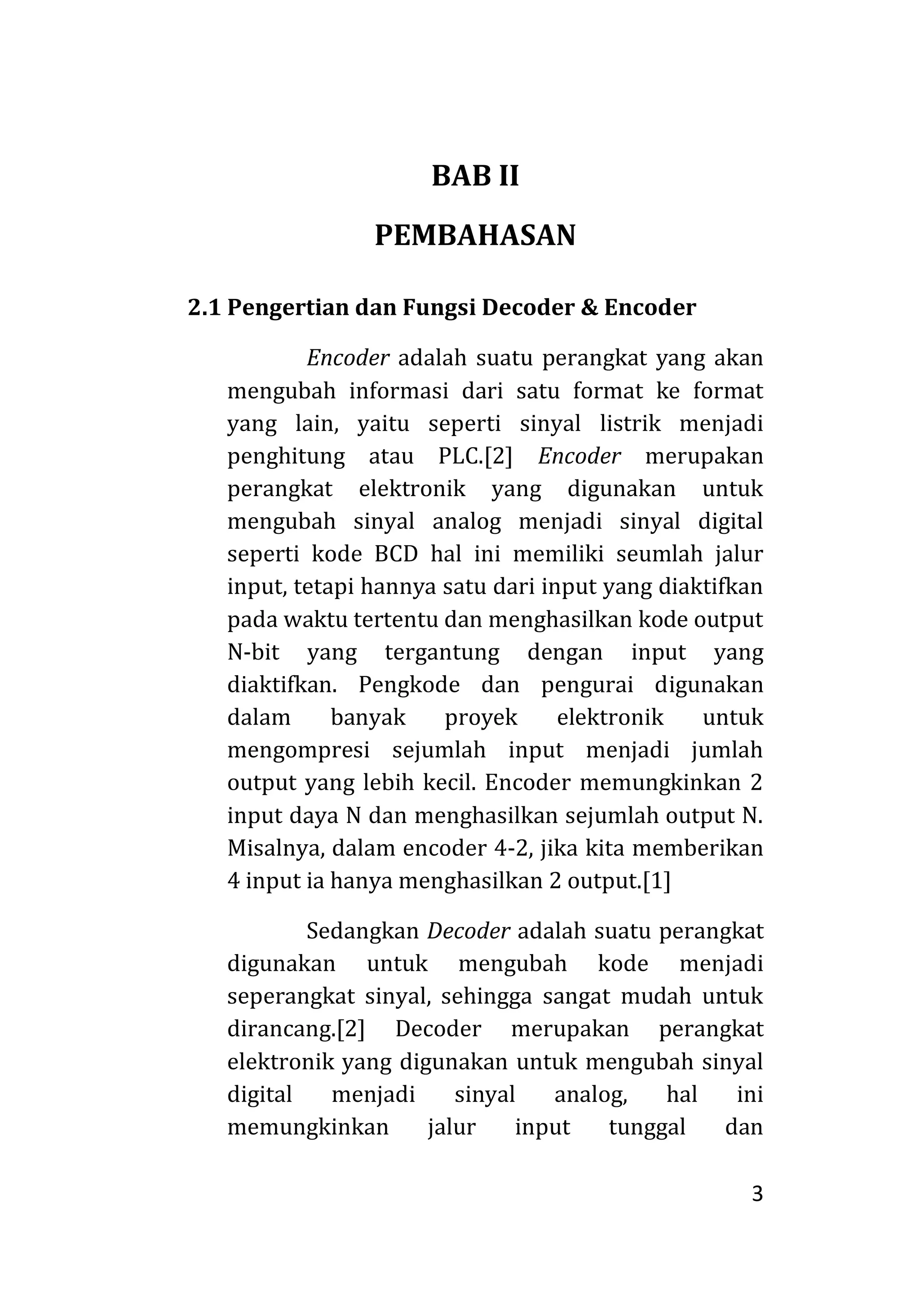 Decoder & Encoder | PDF