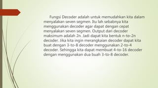 Decoder kelompok 1 | PPTX