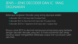 Decoder kelompok 1 | PPTX