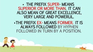 Decode words in a story using prefixes super | PPTX