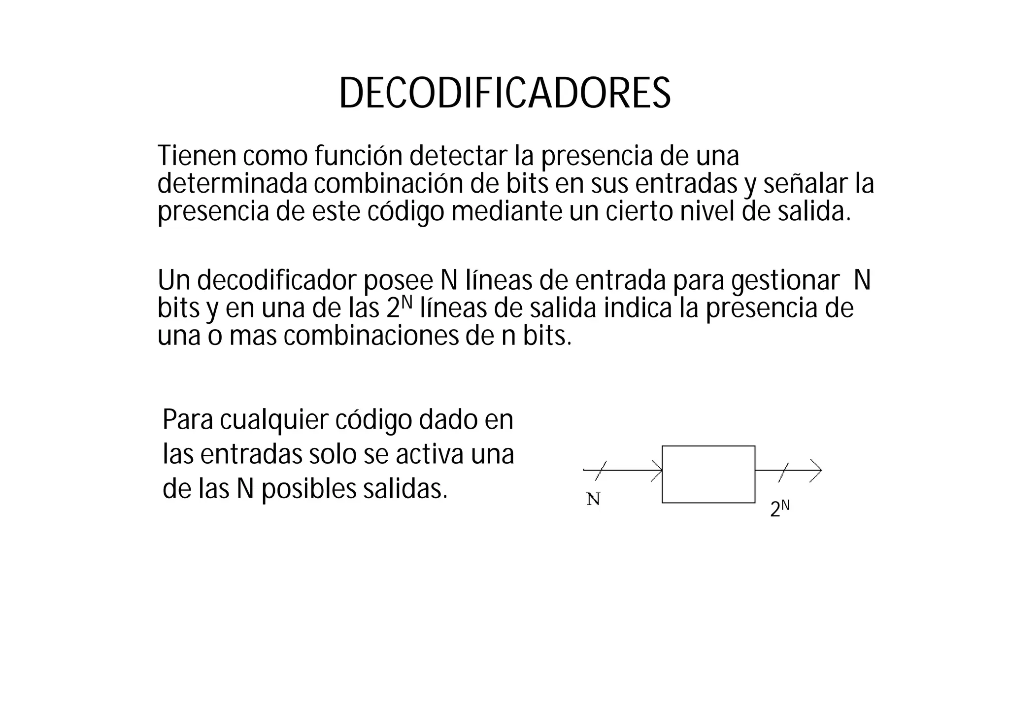 DECODIFICADOR de circuitos electrónicos informática | PDF
