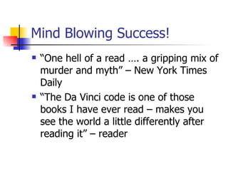 Decoding DaVinci Code | PPT