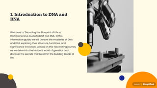 decoding-the-blueprint-of-life-a-comprehensive-guide-to-dna-and-rna.pdf | Biological Sciences ...