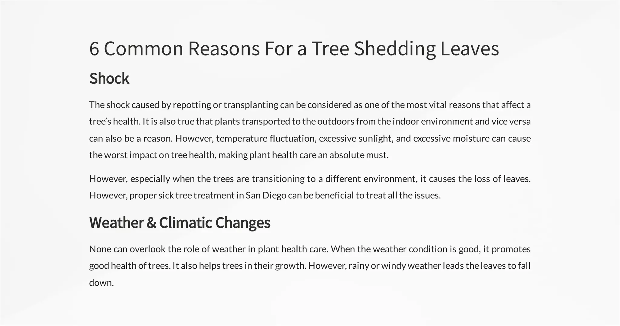 Decoding The Seasons: Why Trees Shed Their Leaves Naturally | PDF