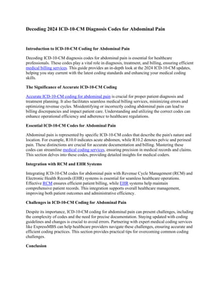 Decoding 2024 ICD-10-CM Diagnosis Codes for Abdominal Pain.pdf