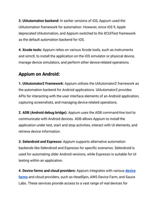 Decoding Appium No-Code Test Automation With HeadSpin.pdf | Operating ...