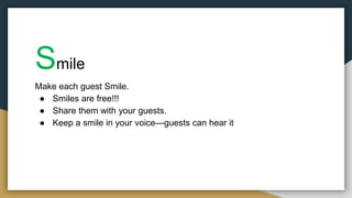 Guest Handling | PPT
