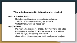 Guest Handling | PPTX