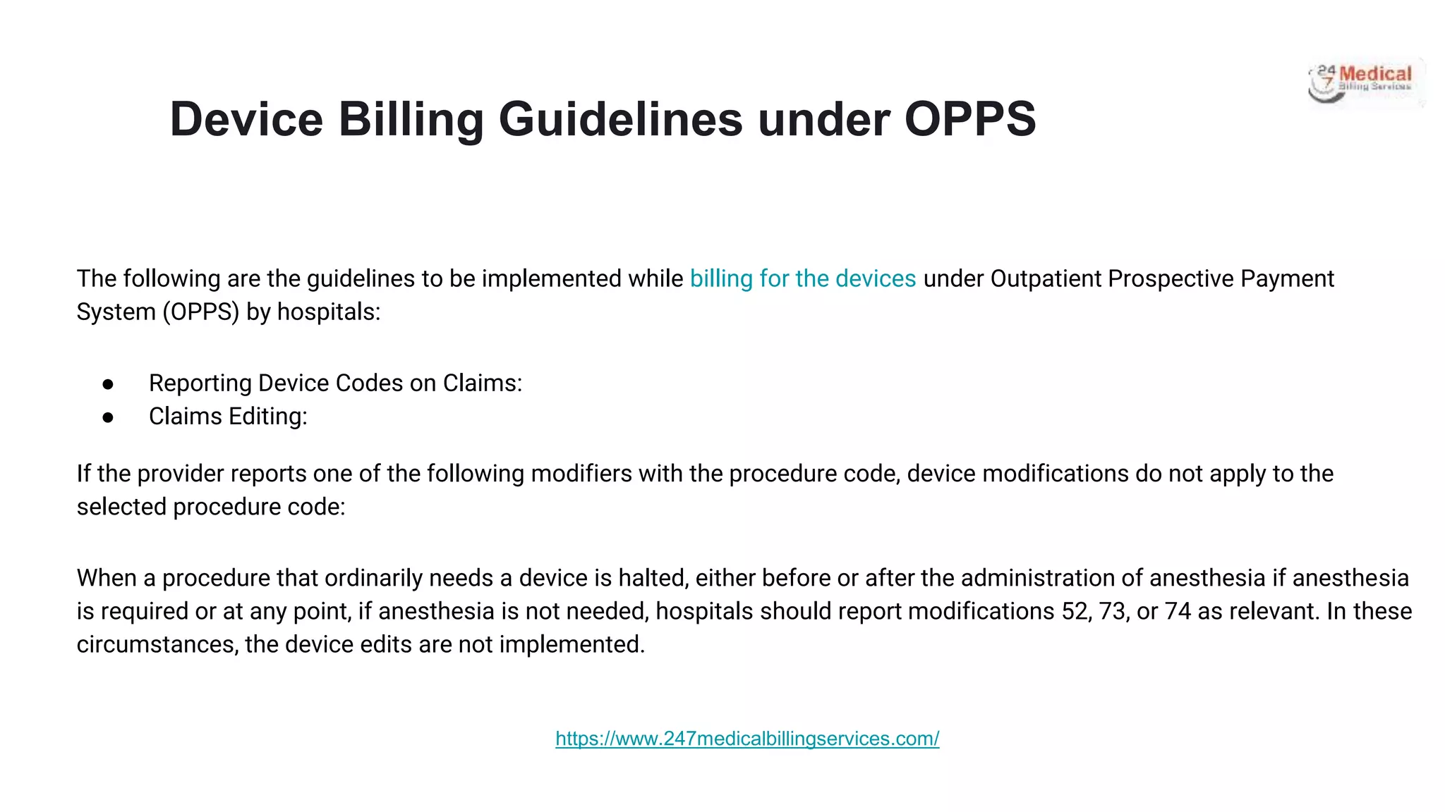 Decoding Device Billing Under OPPS For Hospitals.pptx