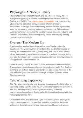Decoding E2E Testing frameworks Playwright and Cypress Compared.pdf
