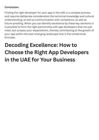 Decoding Excellence How to Choose the Right App Developers in the UAE for Your Business.pdf