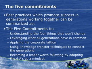 Decoding Generational Differences Presentation 050109 | PPTX