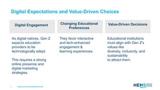 Decoding Gen Z: Tailoring Education Marketing for the Next Wave | PDF