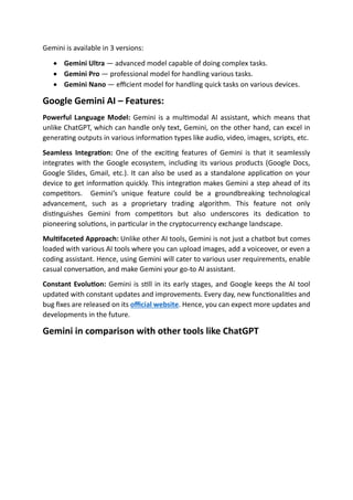 Decoding Google’s Gemini Model | Everything You Need to Know | PDF ...