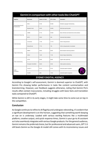 Decoding Google’s Gemini Model | Everything You Need to Know | PDF | Computer Software and ...