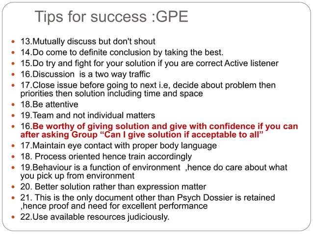 Decoding group planning exercise in SSB | PPTX