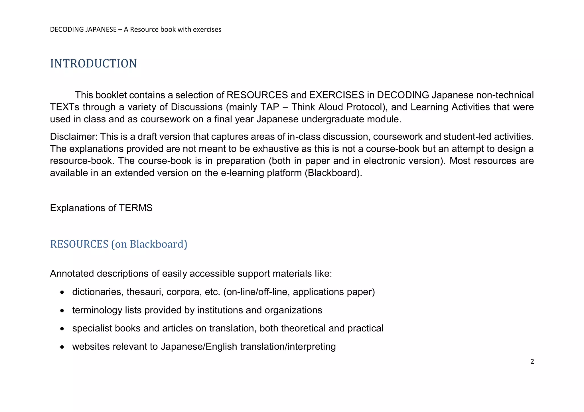 Decoding Japanese part 1 draft ver1. | PDF