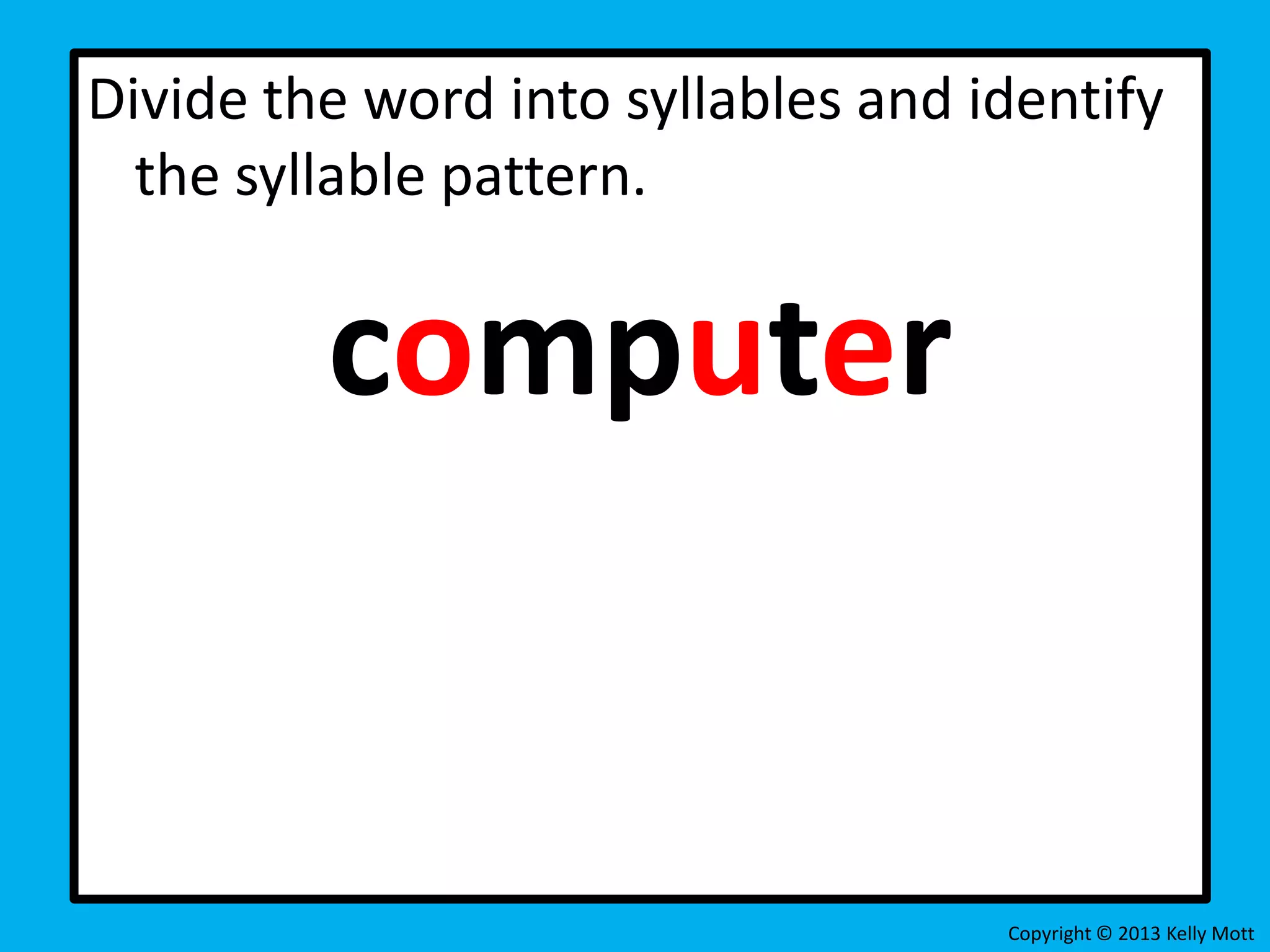 Decoding Unit 1 lesson 4 vcv and vccv | PPTX
