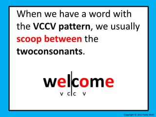 Decoding Unit 1 lesson 4 vcv and vccv | PPTX
