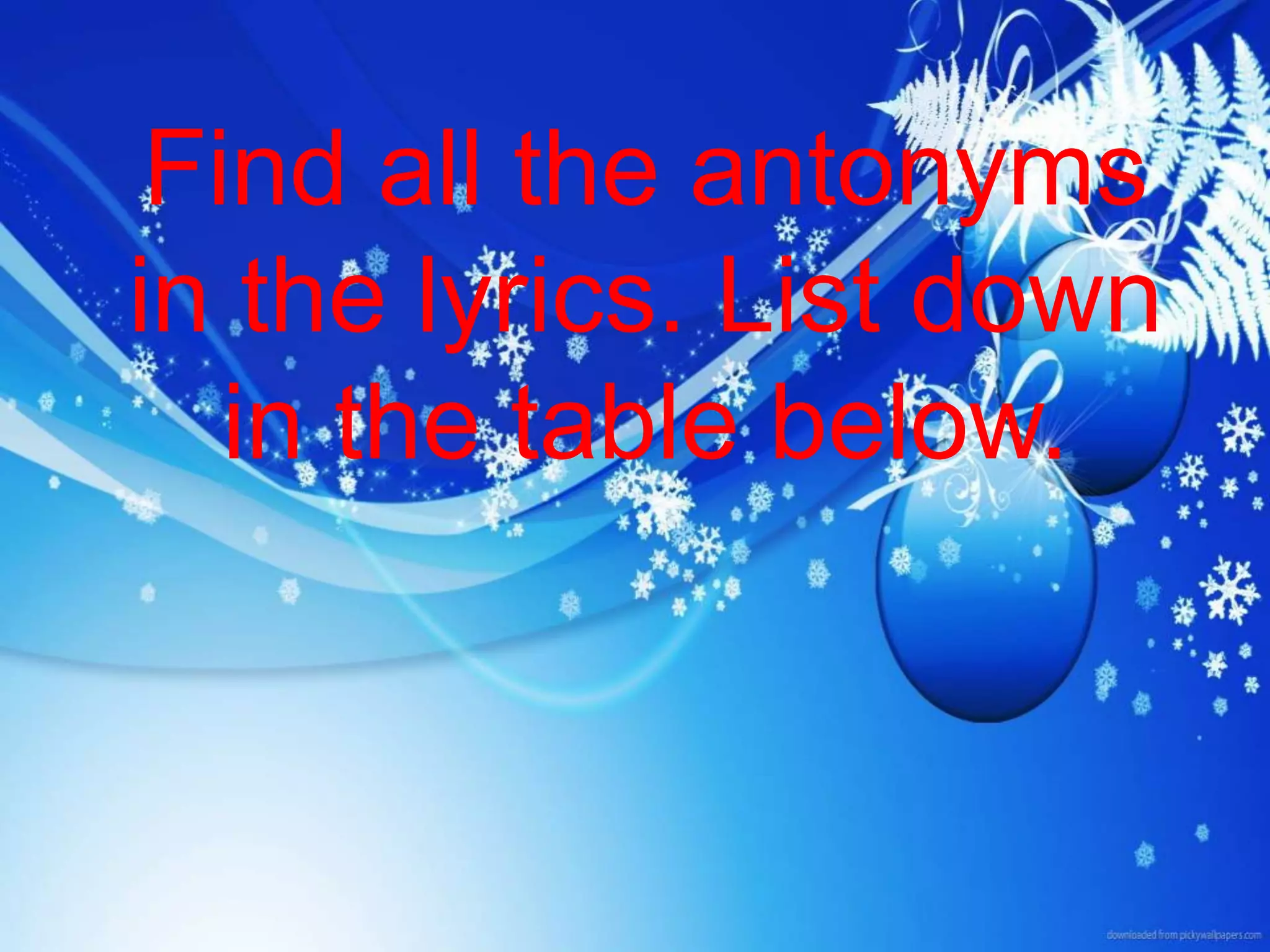 Decoding meaning using synonyms and antonyms | PPT